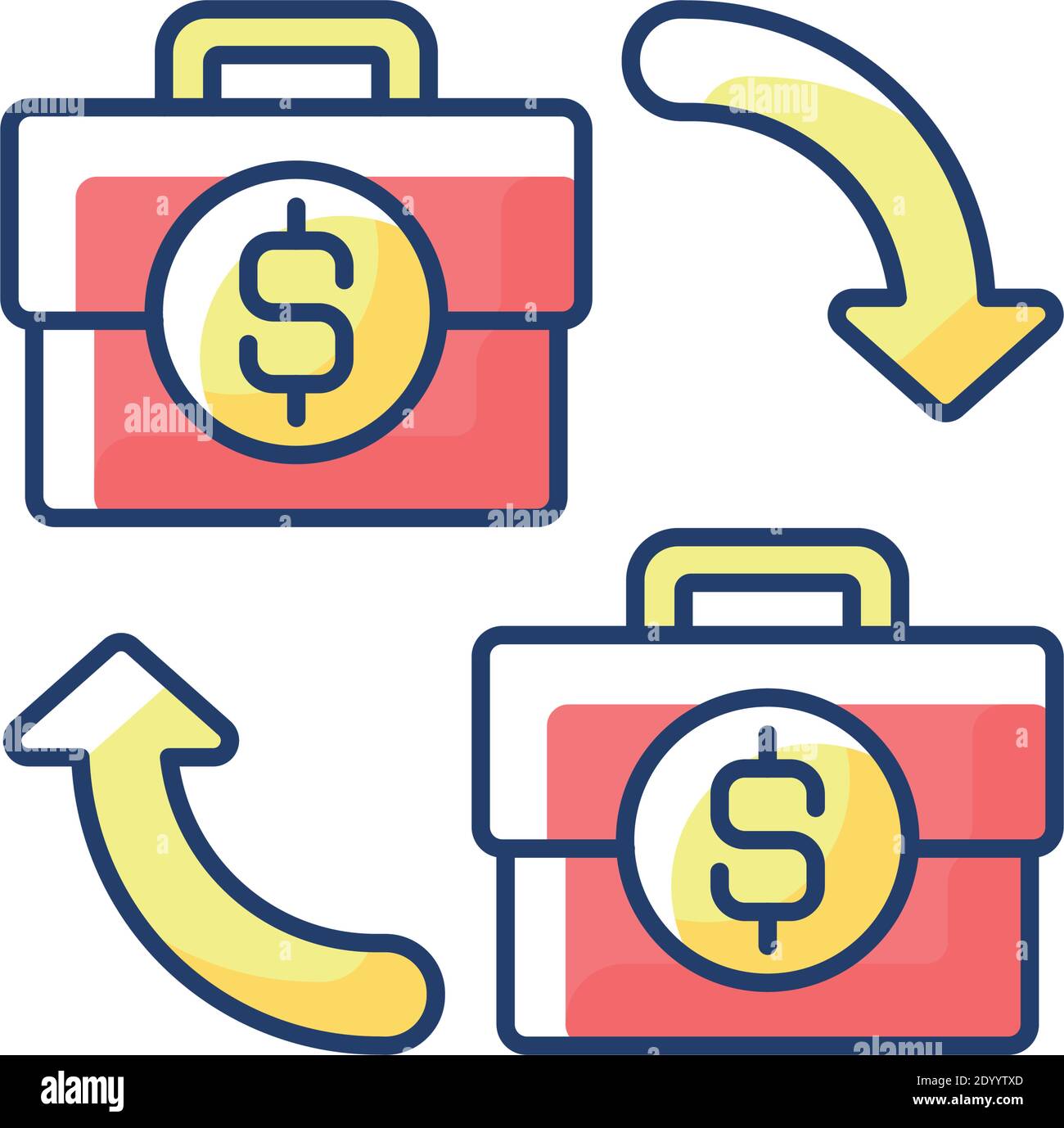 B2B marketing RGB color icon Stock Vector Image & Art - Alamy