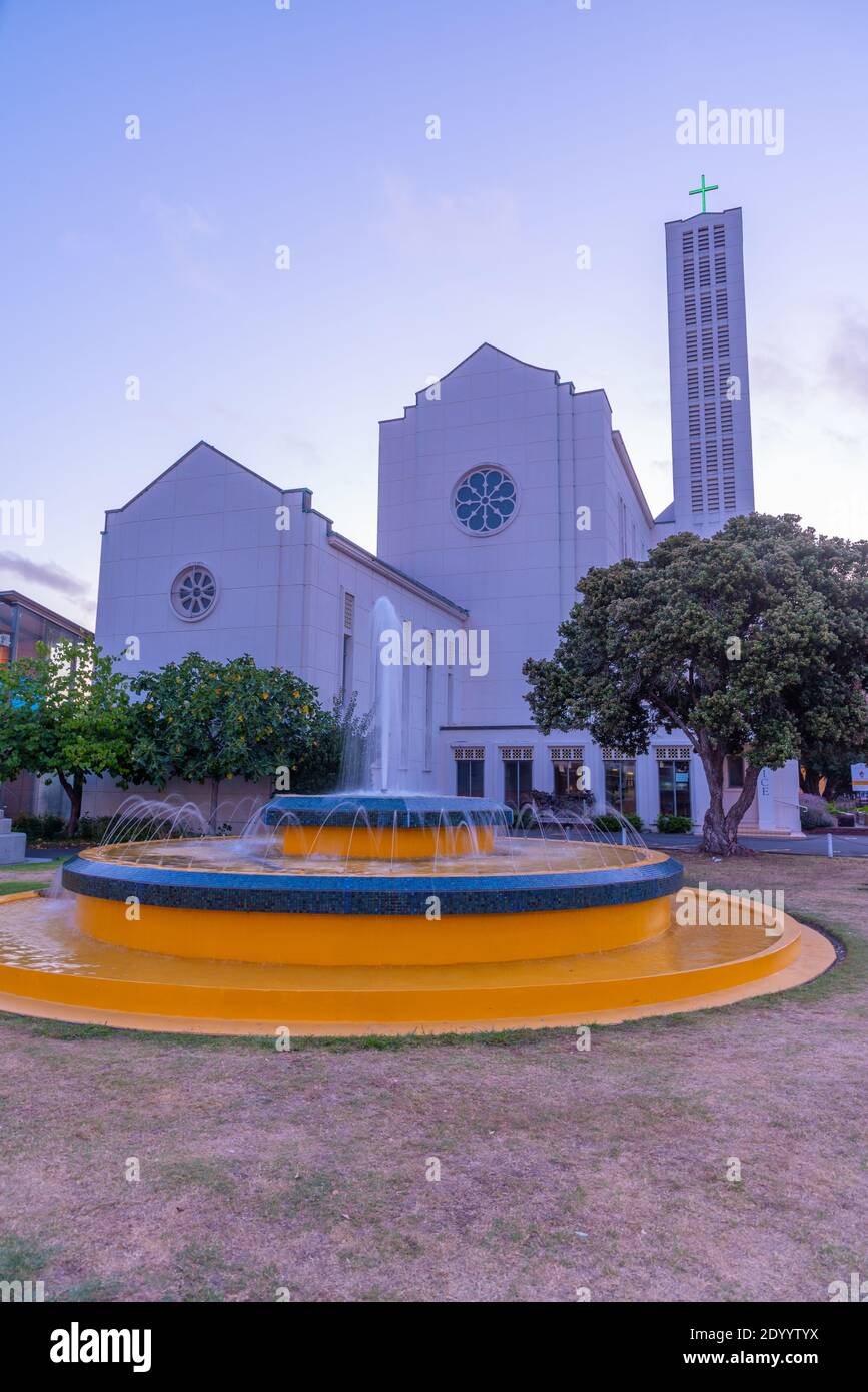 Waiapu Cathedral in Napier, New Zealand Stock Photo - Alamy