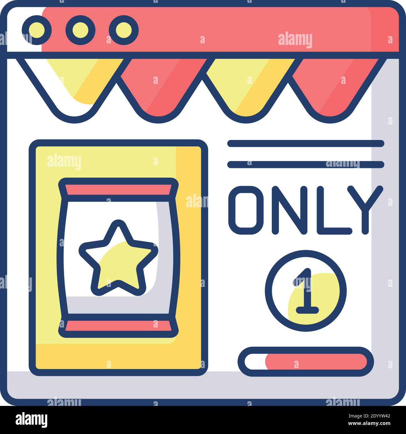 Scarcity marketing RGB color icon Stock Vector Image & Art - Alamy