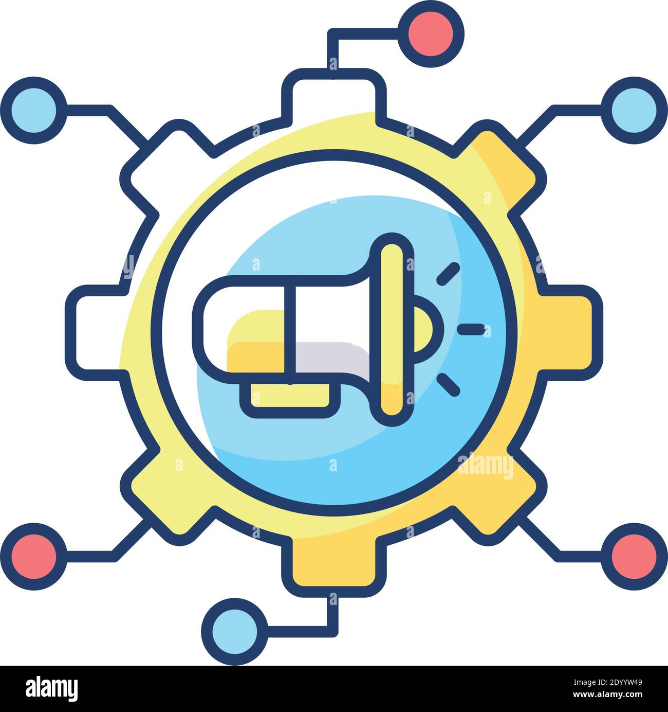 Viral marketing icon simple hi-res stock photography and images - Alamy