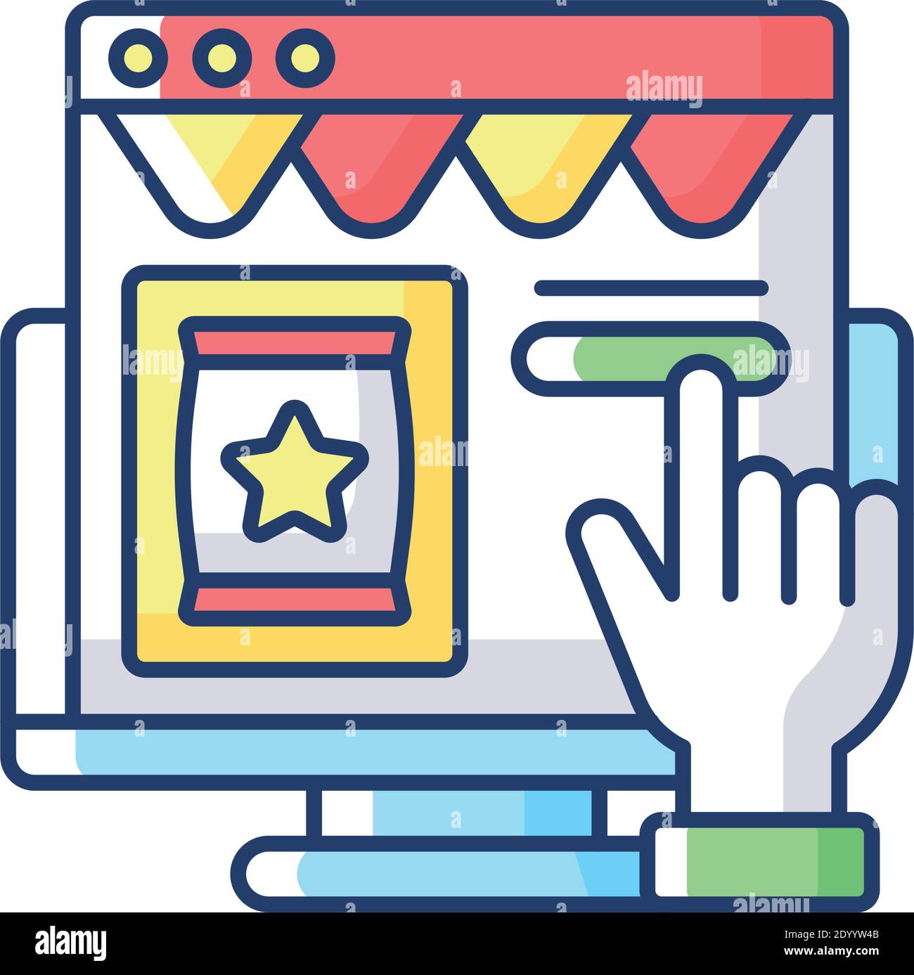 CTA marketing RGB color icon Stock Vector Image & Art - Alamy