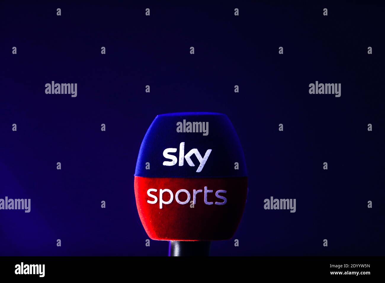 General view of a Sky Sports microphone during day eleven of the ...