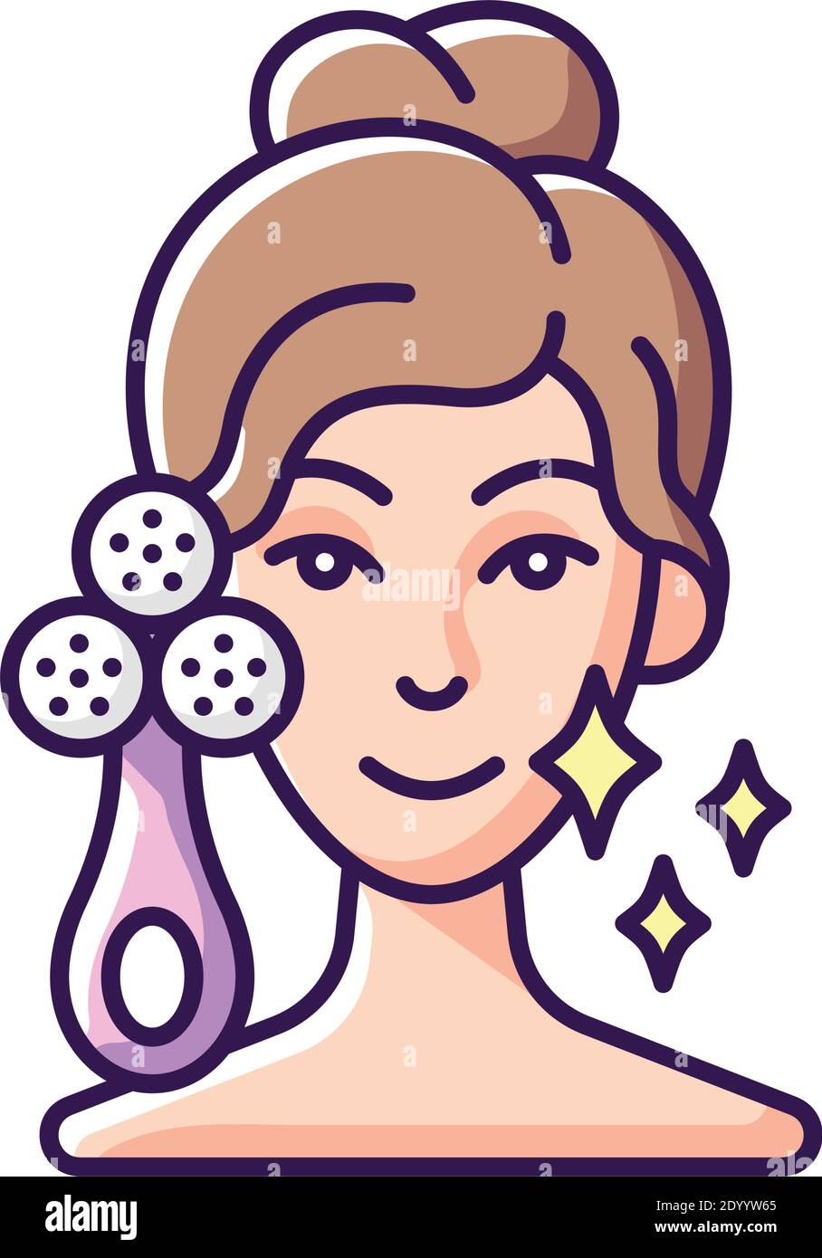 Facial treatment device Stock Vector Images - Alamy