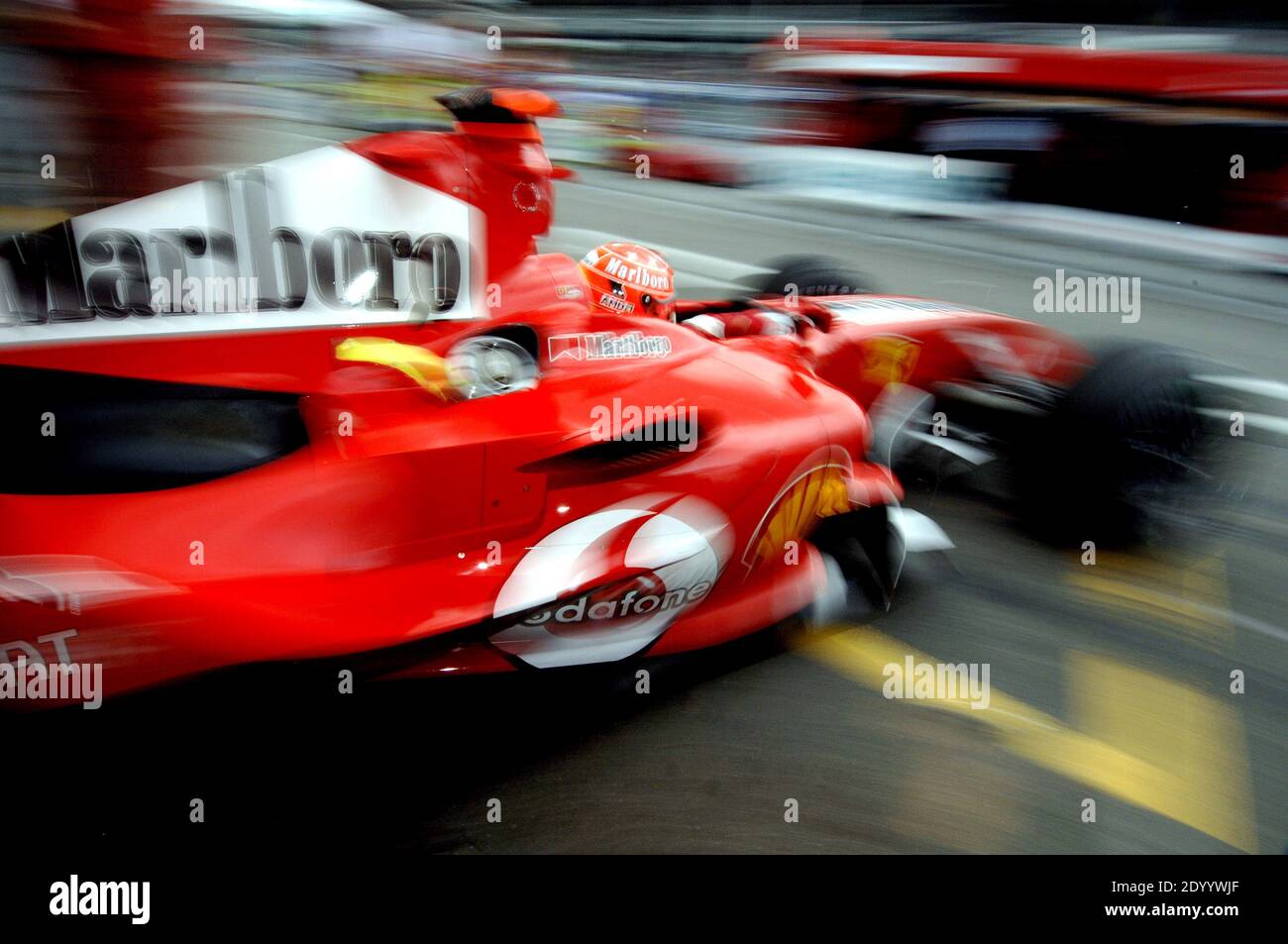 German Formula 1 driver Michael Schumacher (team Ferrari)during the ...