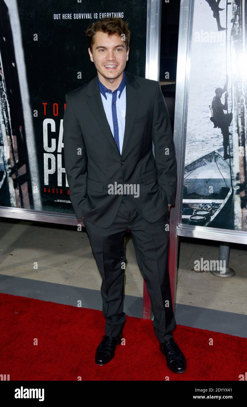 Emile Hirsch arrives at the premiere of Columbia Pictures' 'Captain ...