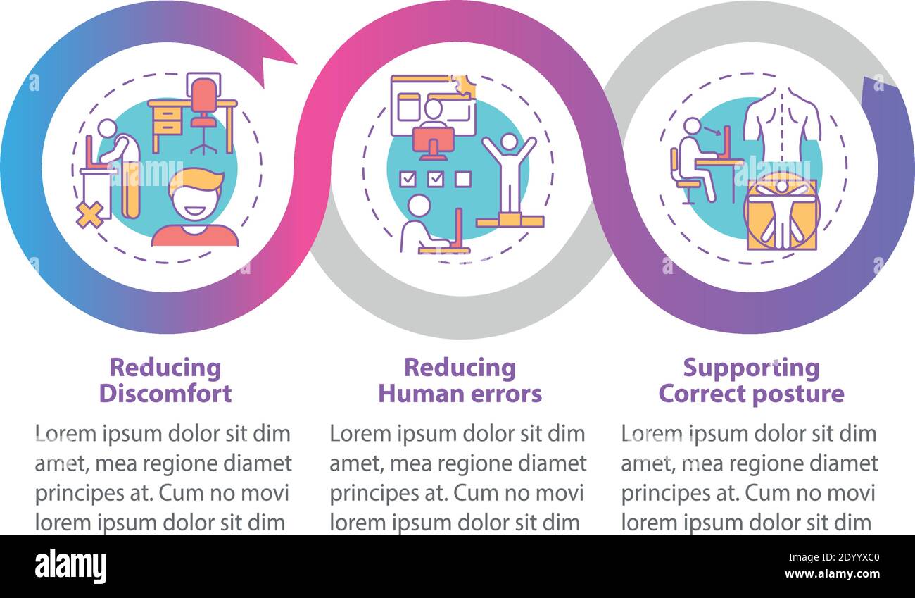 Ergonomic design vector infographic template Stock Vector Image & Art ...