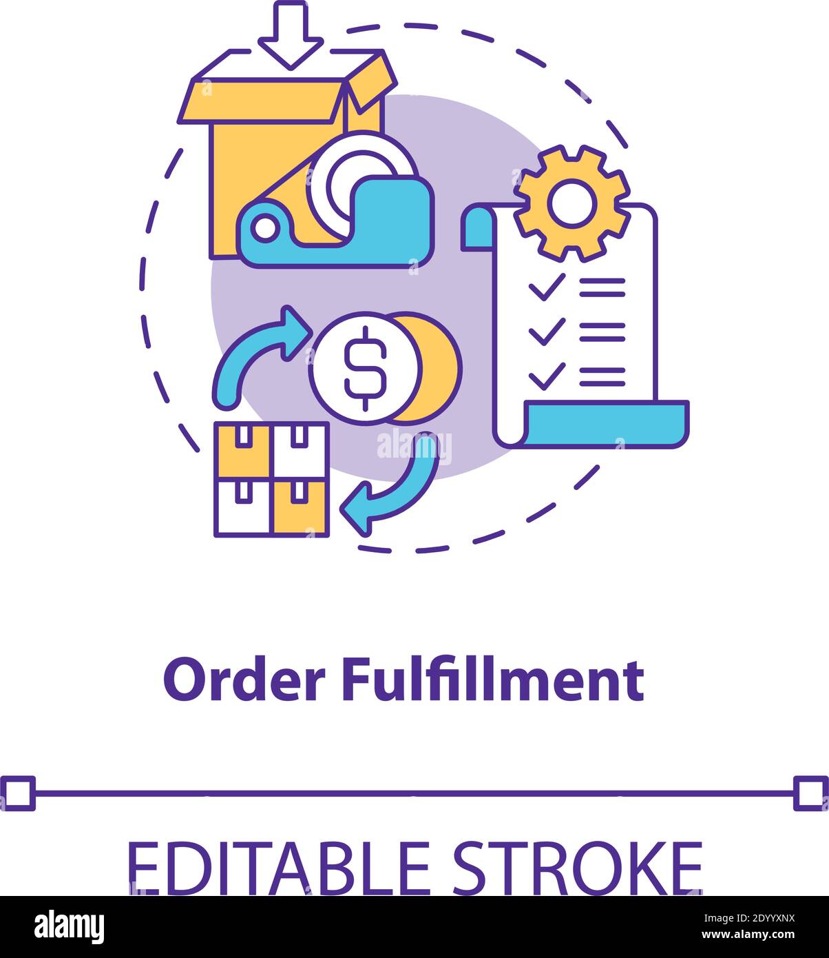 Retail order fulfillment Cut Out Stock Images & Pictures - Alamy