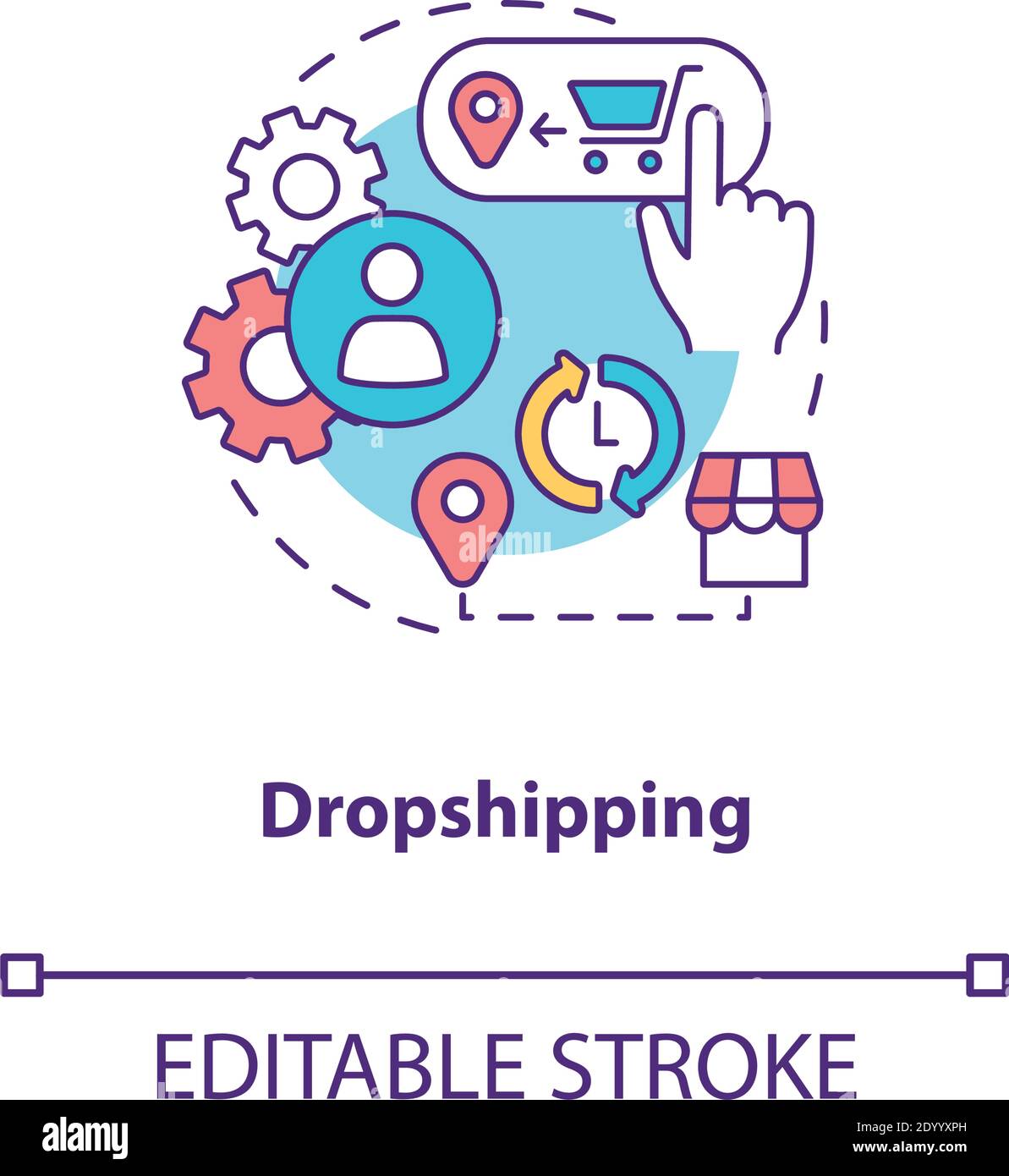 Dropshipping Stock Vector Images - Alamy