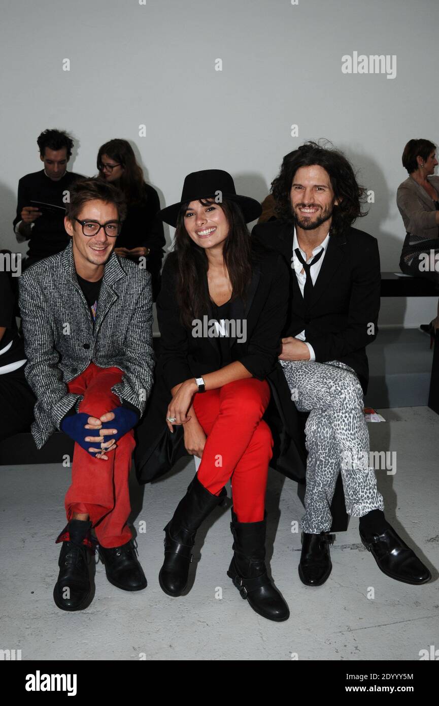 Adrien Jolivet, Gabriela Wright attending Agnes B.'s Spring-Summer 2014 ...