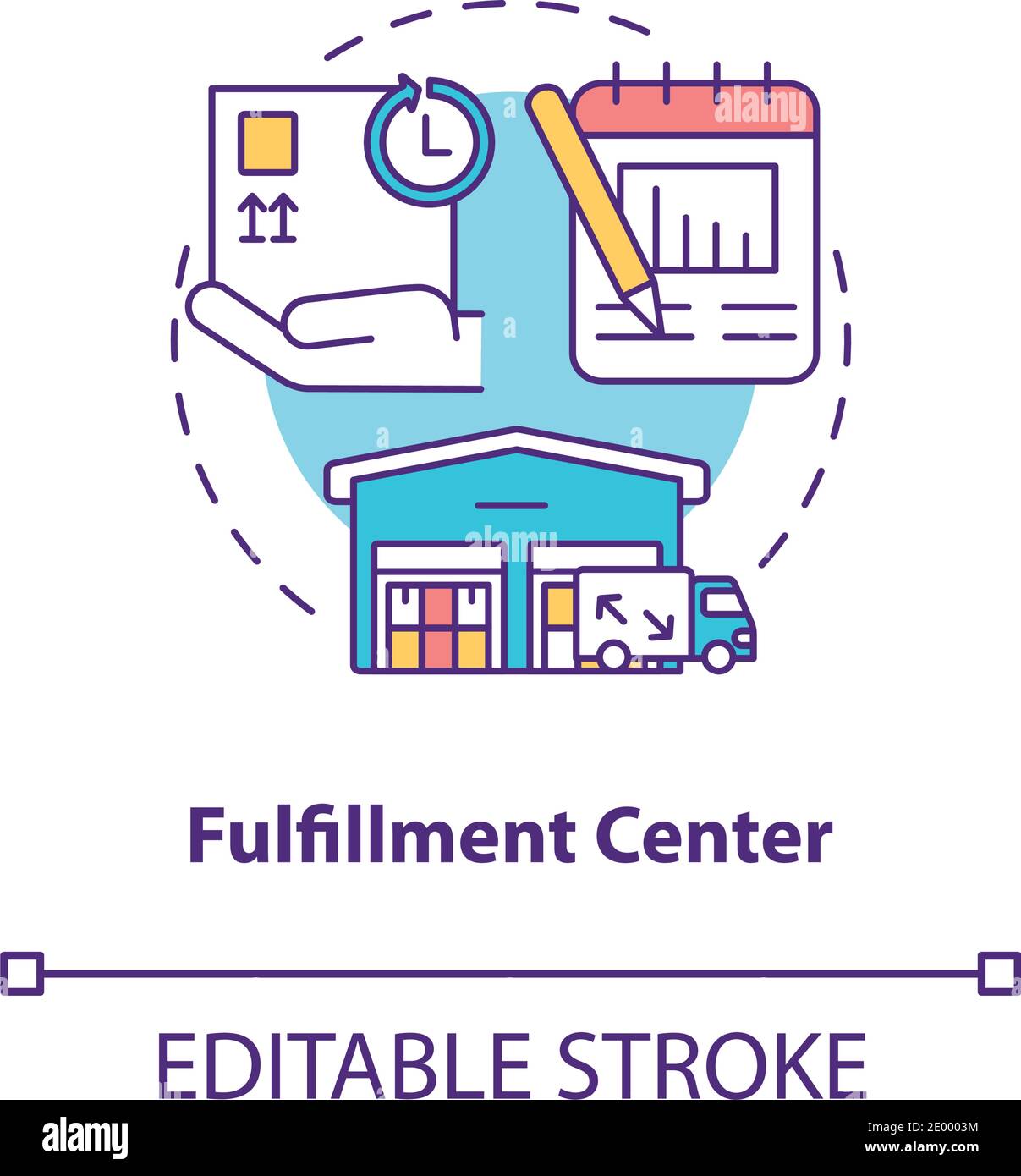 Retail order fulfillment Cut Out Stock Images & Pictures - Alamy