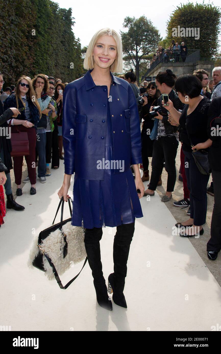Elena Perminova Arriving To Valentinos Spring Summer 2014 Ready To