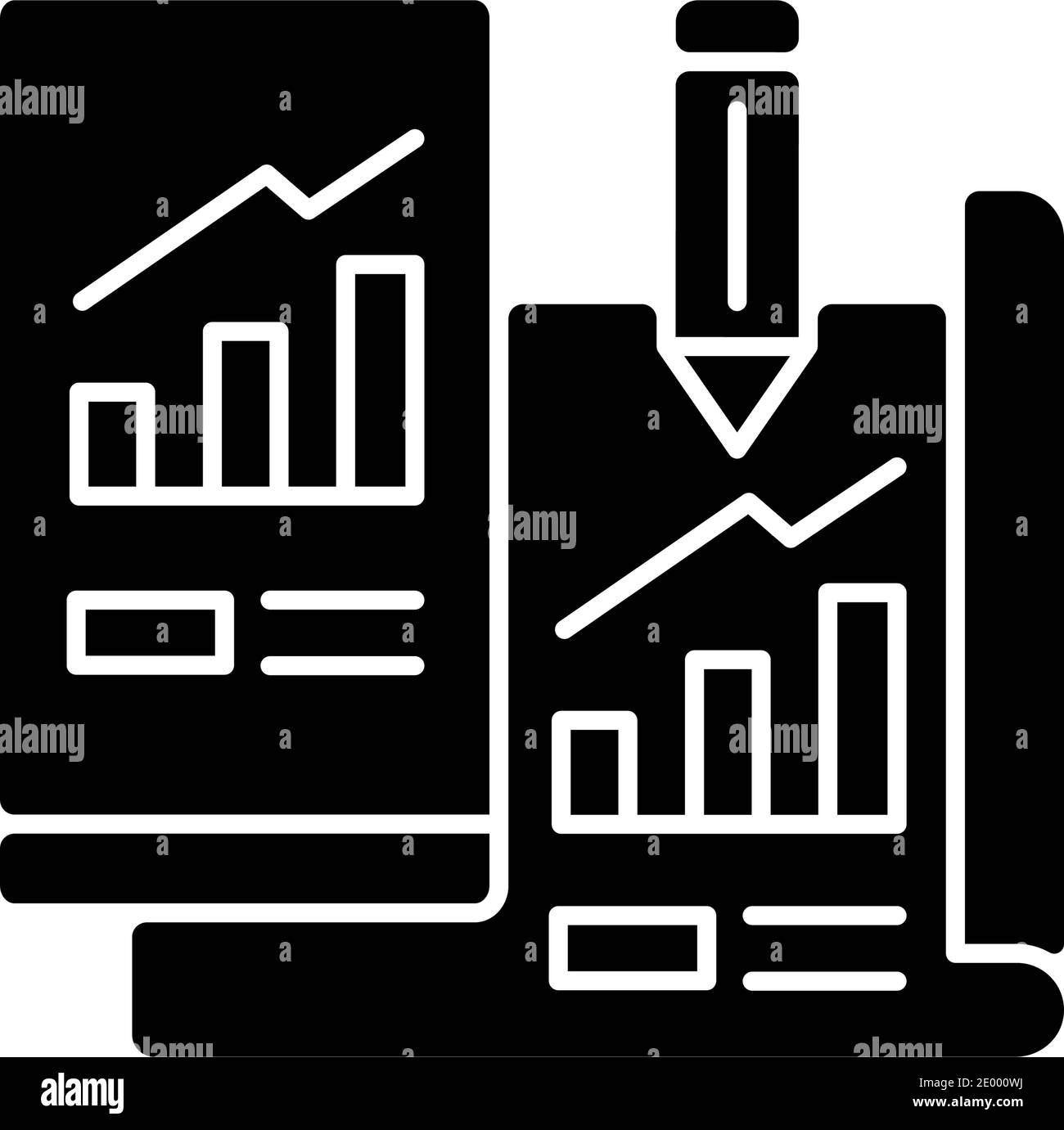 Prototyping black glyph icon Stock Vector Image & Art - Alamy