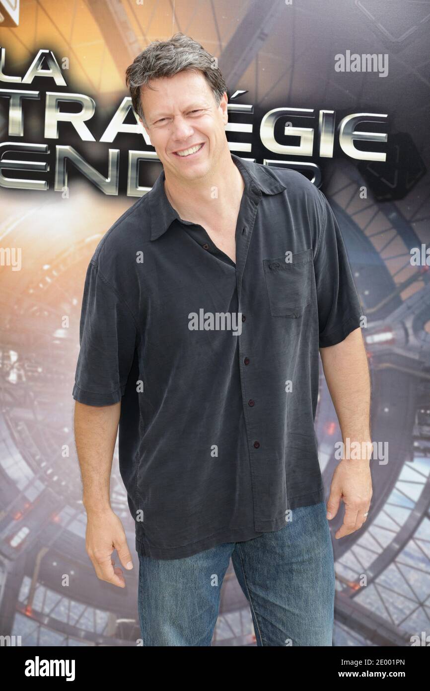 Gavin Hood attending the 'La Strategie Ender" photocall, held at Hotel ...