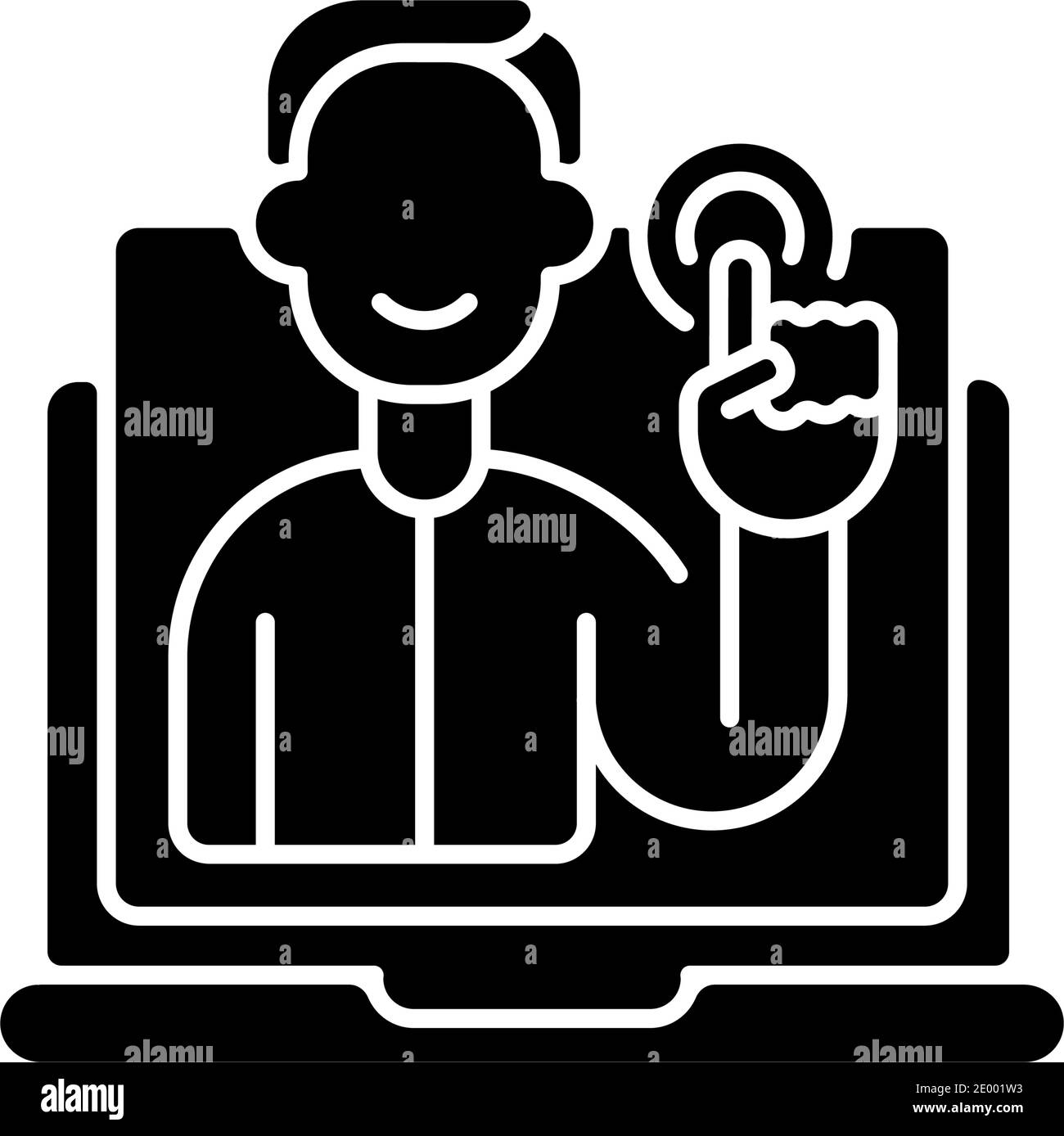 Ux design glyph icon Cut Out Stock Images & Pictures - Alamy
