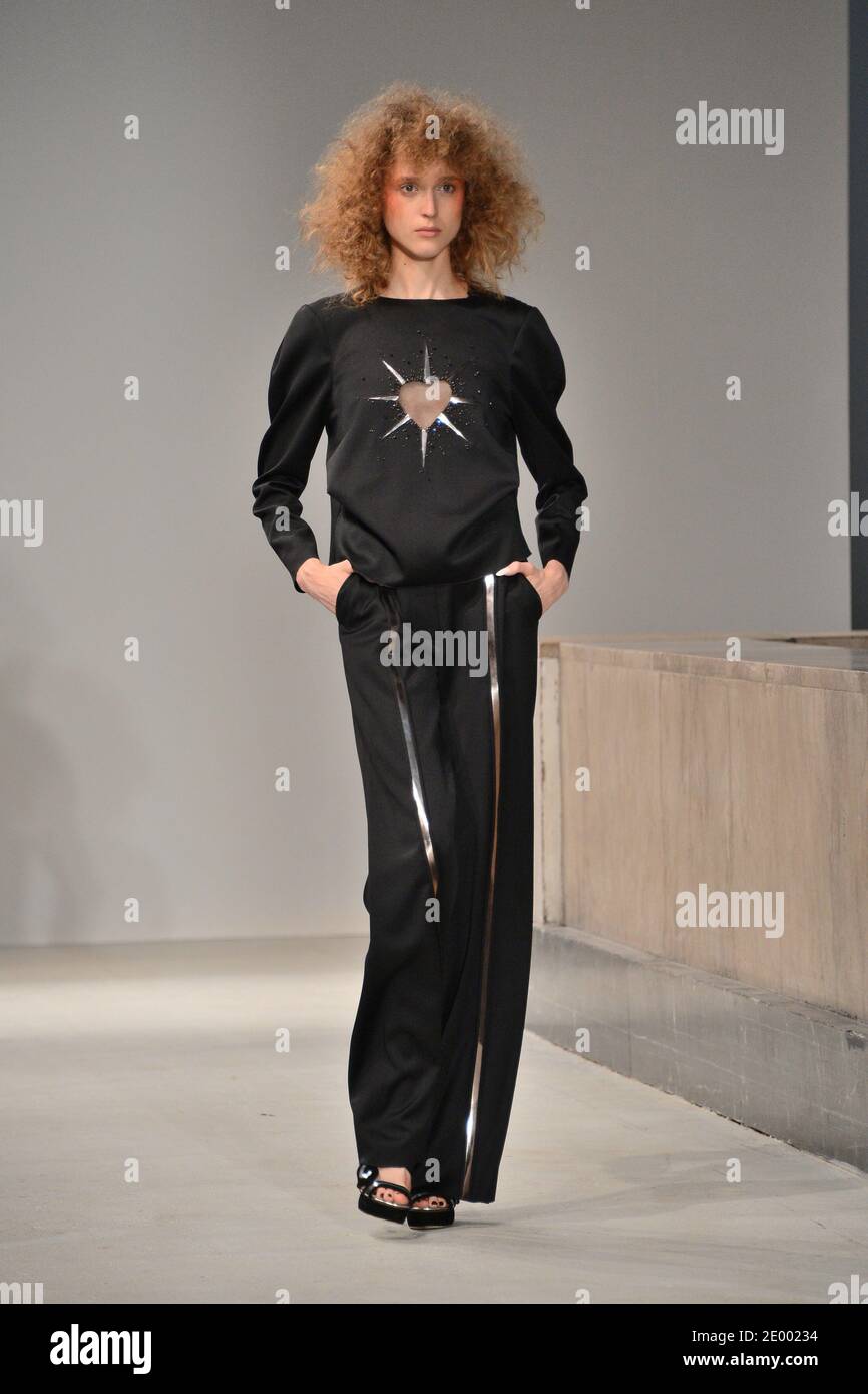 A model displays a creation by designer Gosia Baczynska for her Spring ...