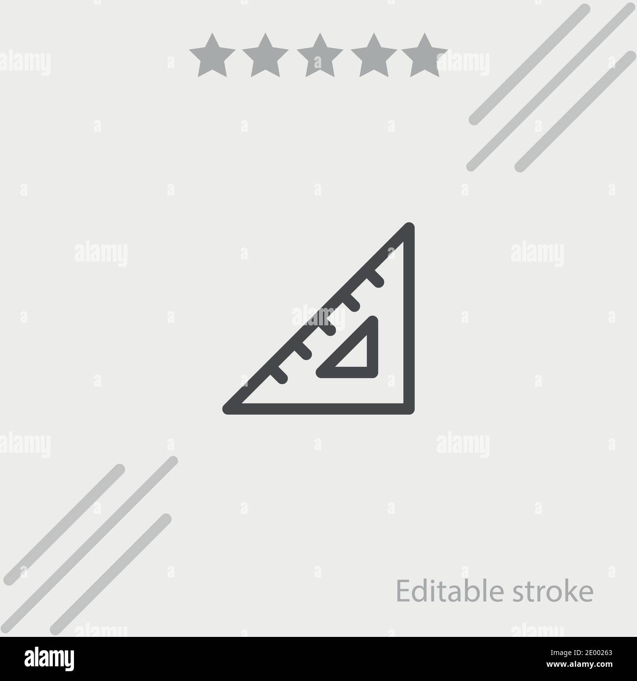 ruler vector icon modern simple vector illustration Stock Vector Image ...