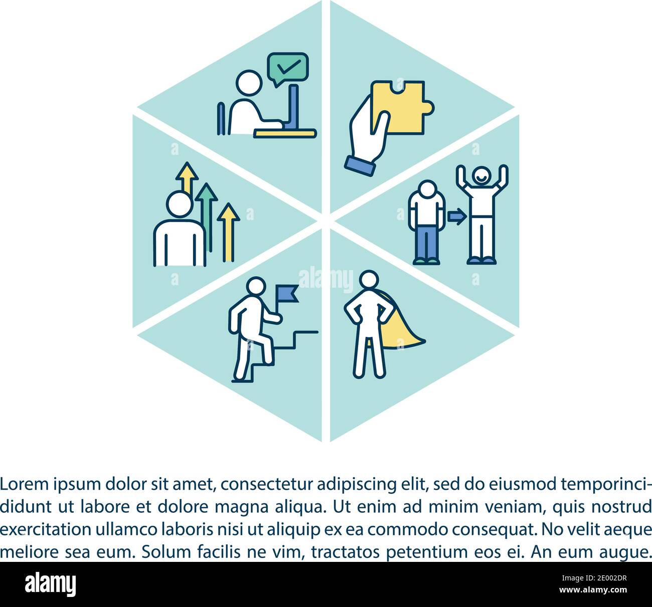 Overcoming procrastination tips concept icon with text Stock Vector ...