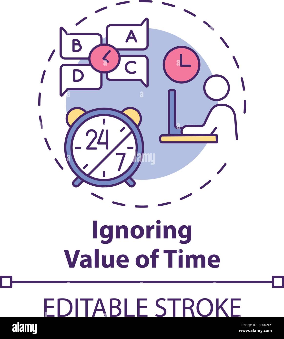 Ignoring ignore Stock Vector Images - Alamy