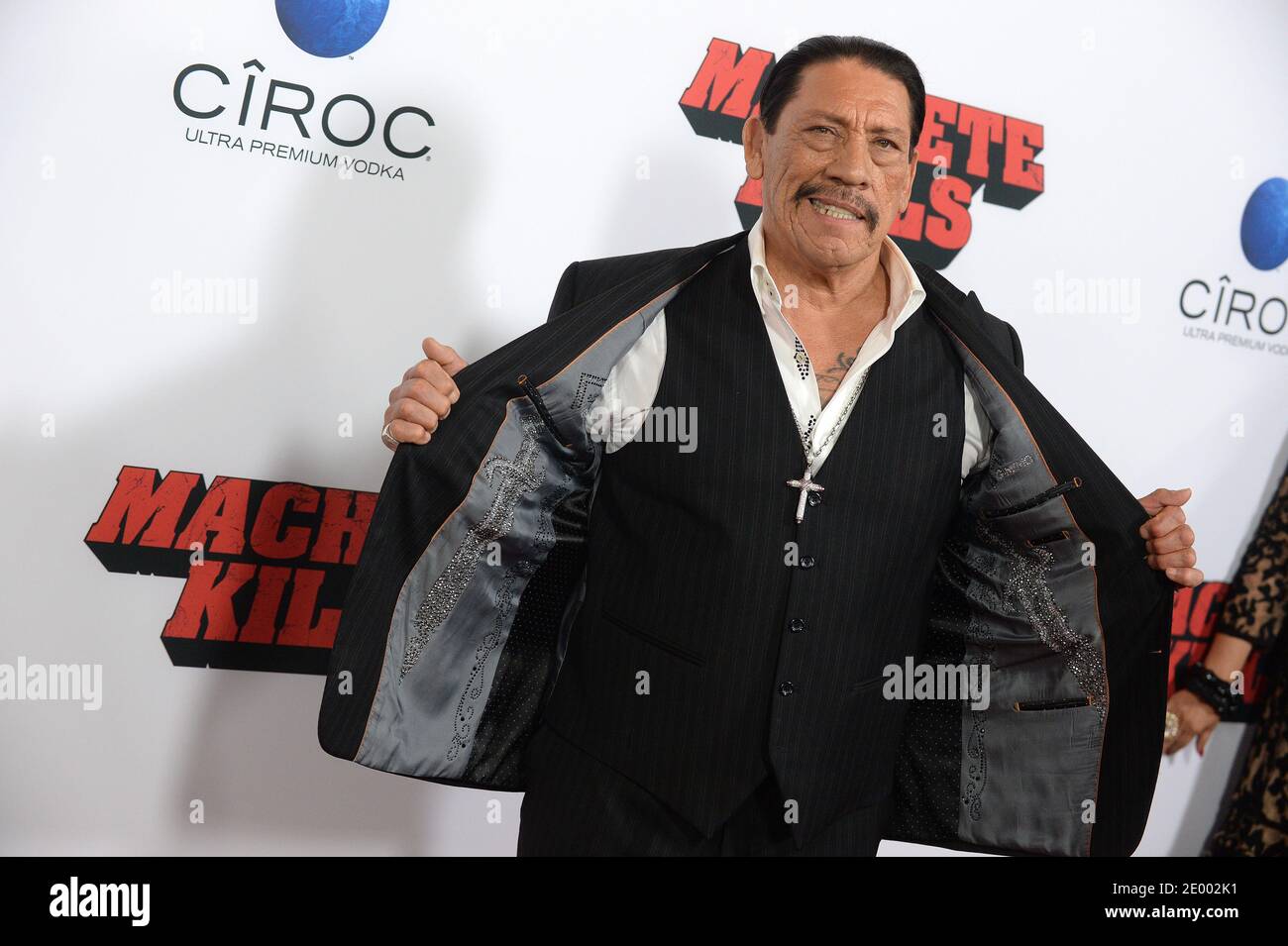 Danny Trejo arrives at the premiere of Open Road Films "Machete Kills ...