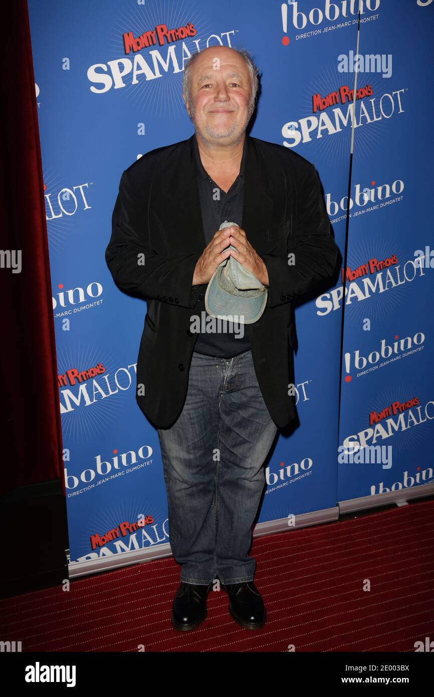 Marc Jolivet attending the premiere of Spamalot held at Bobino in Paris ...