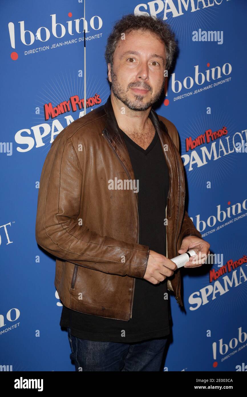Pascal Vincent attending the premiere of Spamalot held at Bobino in ...