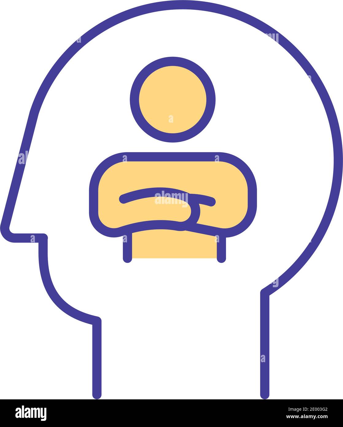 Self sabotage RGB color icon Stock Vector Image & Art - Alamy