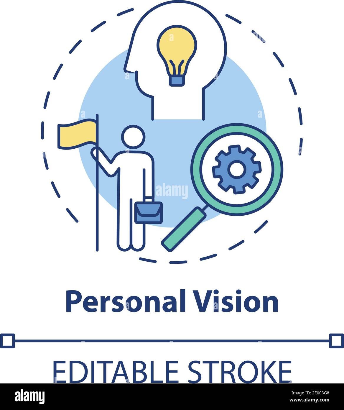 Personal vision concept icon Stock Vector Image & Art - Alamy