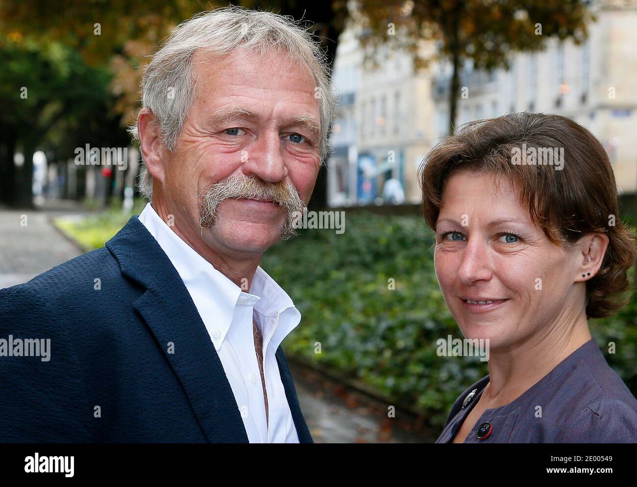 Exclusive - Europe-Ecology Marie Bove, politic member of EELV, posing ...