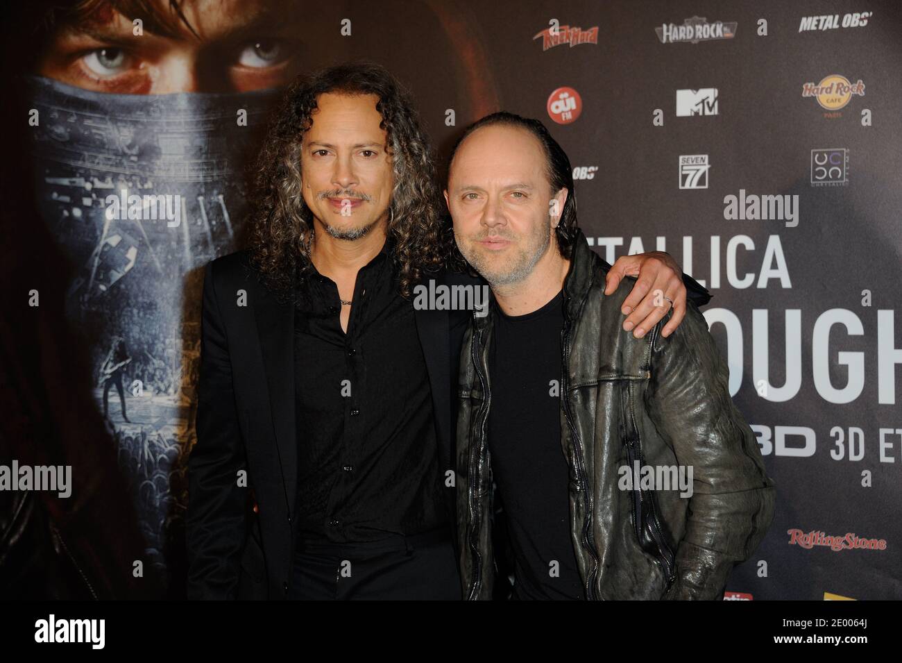 Lars Ulrich attending the 'Metallica Through The Never' Paris Premiere ...