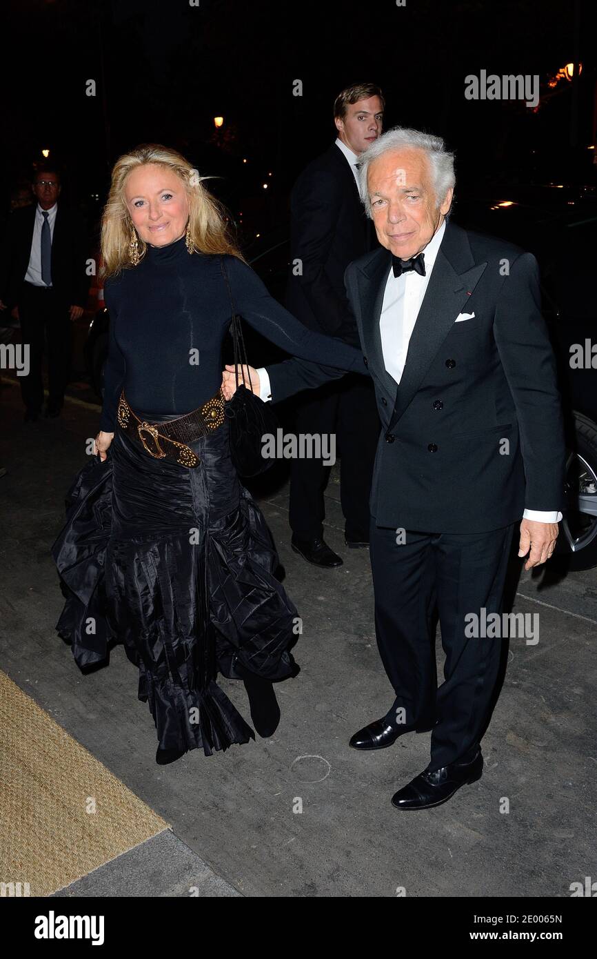 Ralph Lauren and his wife Ricky Lauren attending Ralph Lauren ...
