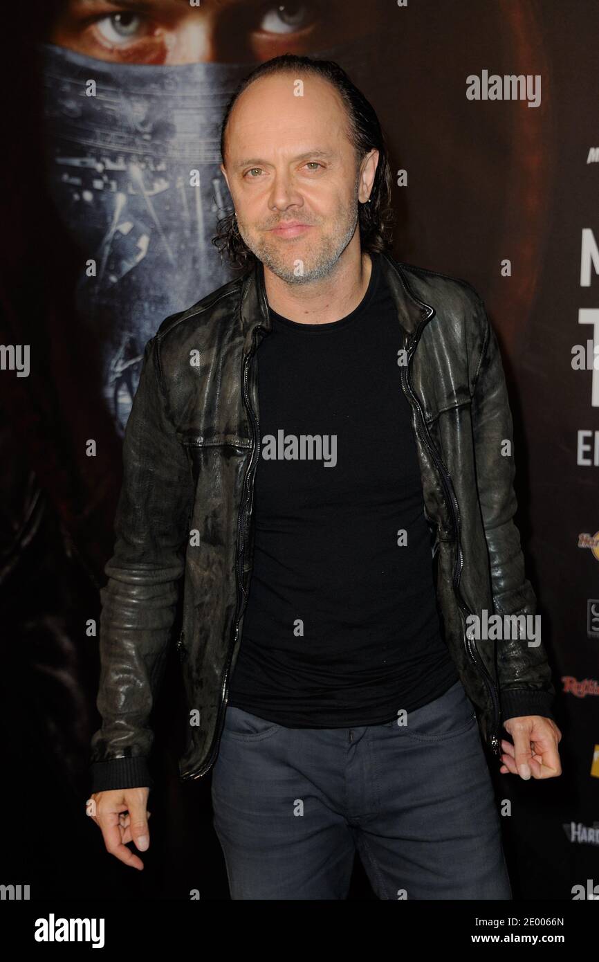 Lars Ulrich attending the 'Metallica Through The Never' Paris Premiere ...