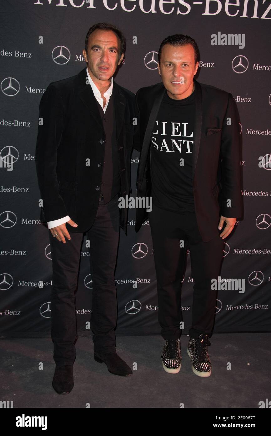 Jean Roch and Nikos Aliagas attend the Mercedes-Benz new Class 'S ...