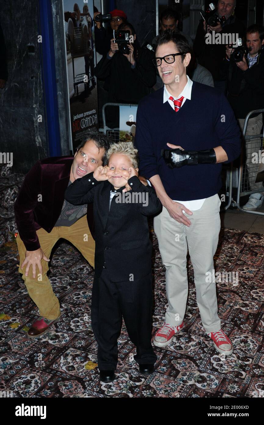 Johnny Knoxville, Jackson Nicoll and Jeff Tremaine attending the gala ...