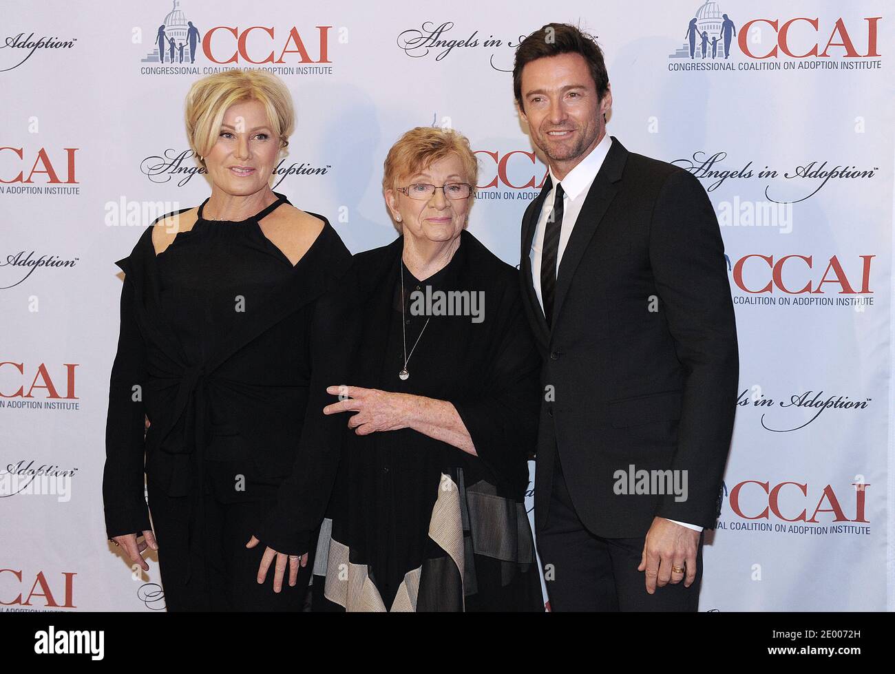 Hugh jackman wife deborra lee furness hi-res stock photography and ...