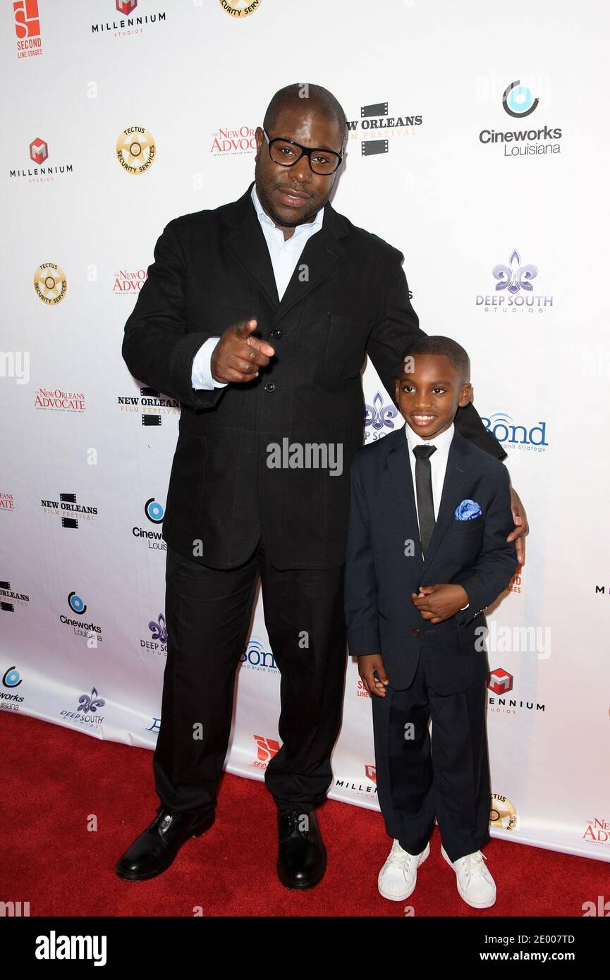 Steve McQueen and Cameron Zeigler attend the screening of '12 Years A ...