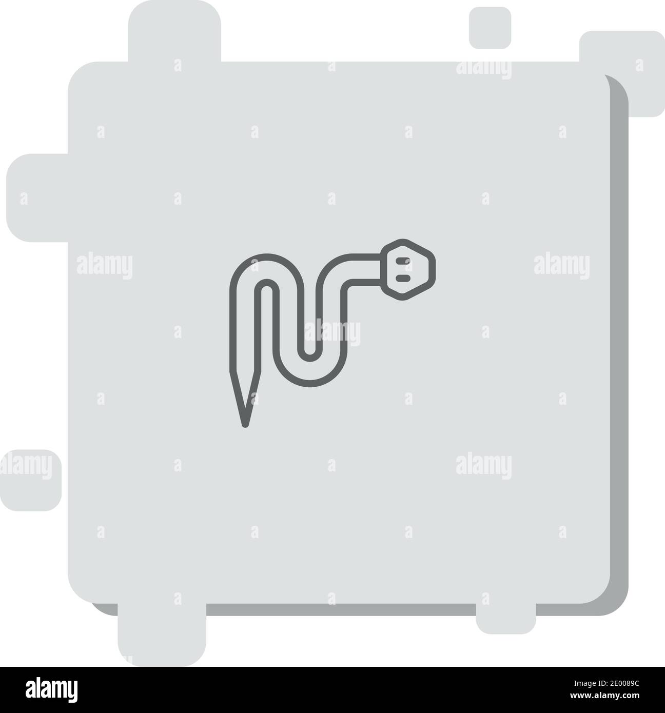 snake vector icon modern simple vector illustration Stock Vector Image ...