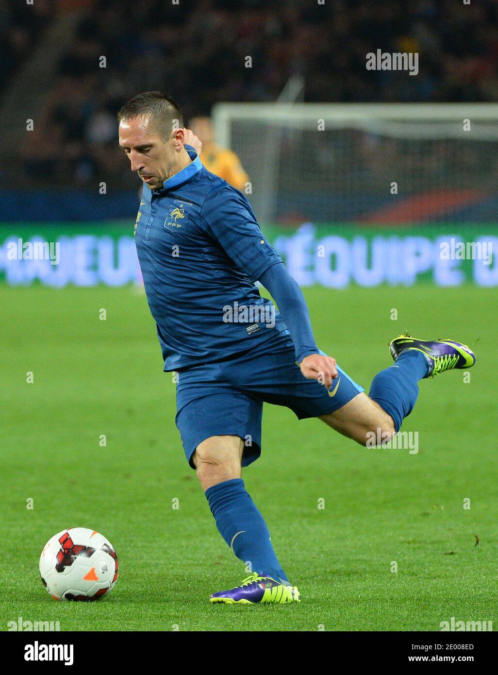 France's Franck Ribery during the Friendly International Football match ...