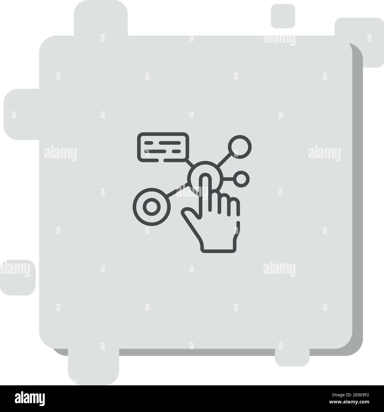 interactive vector icon modern simple vector illustration Stock Vector ...