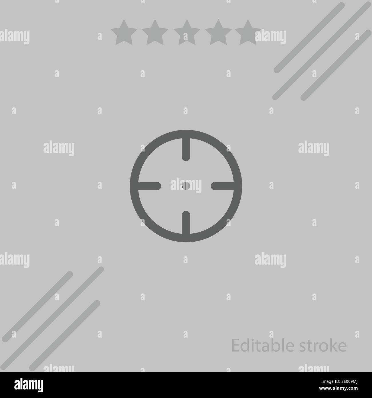 crosshair vector icon modern simple vector illustration Stock Vector ...
