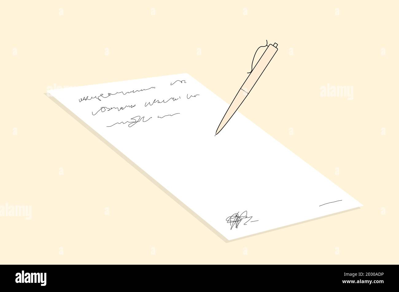 Open note Stock Vector Images - Alamy