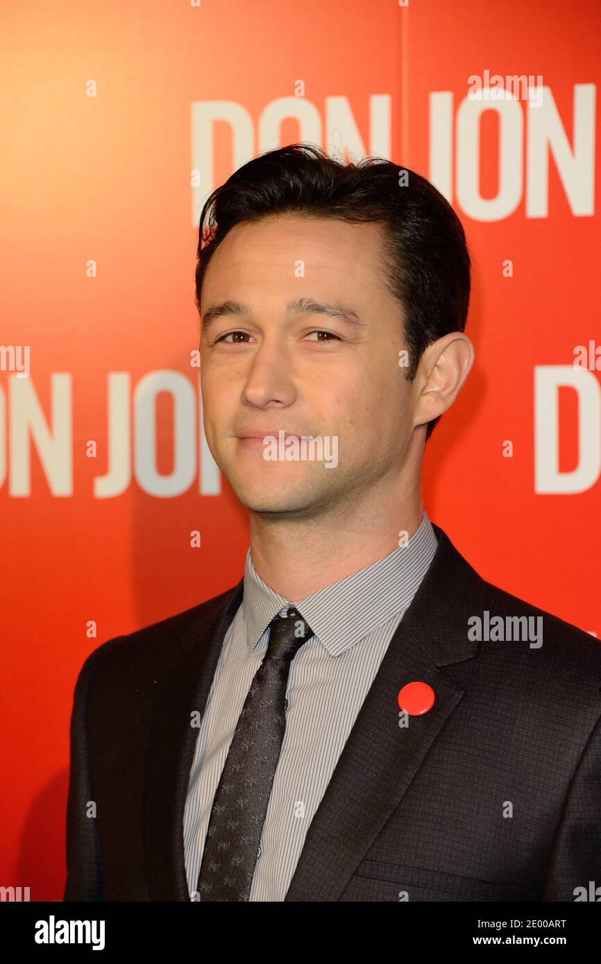 Joseph Gordon-Levitt attending the premiere of Don Jon at UGC Cine Cite ...
