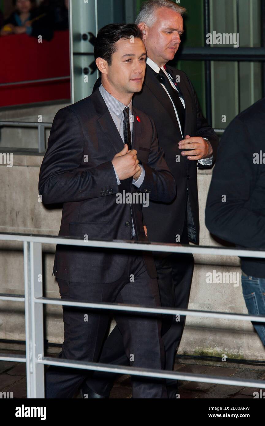 Joseph Gordon-Levitt attending the French premiere of the movie Don Jon ...