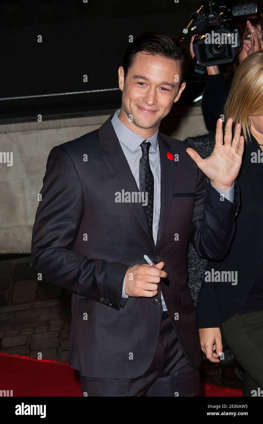 Joseph Gordon-Levitt attending the French premiere of the movie Don Jon ...