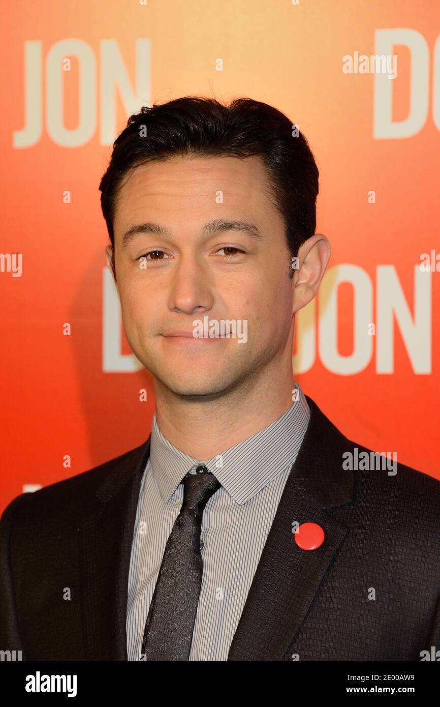 Joseph Gordon-Levitt attending the premiere of Don Jon at UGC Cine Cite ...