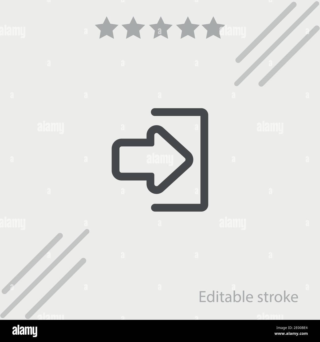 Login logout vector Black and White Stock Photos & Images - Alamy