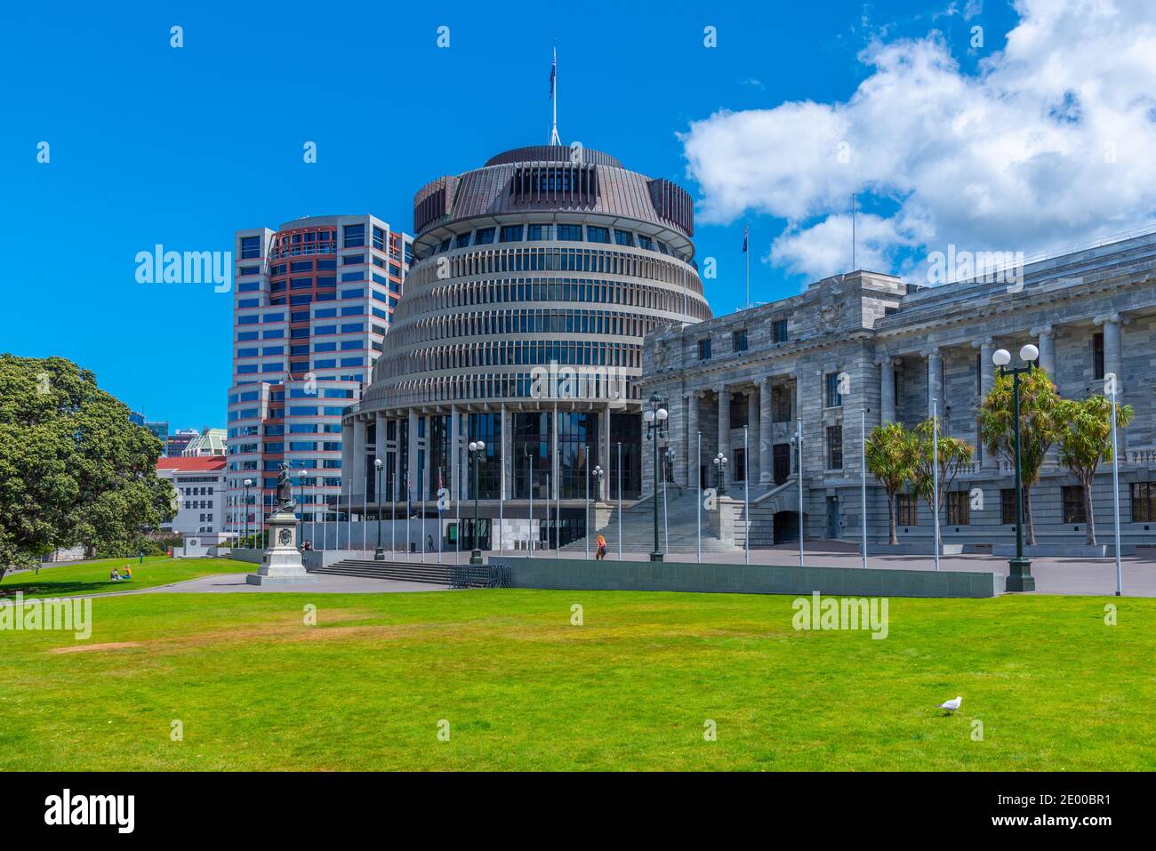 New Zealand Parliament Buildings in Wellington Stock Photo - Alamy
