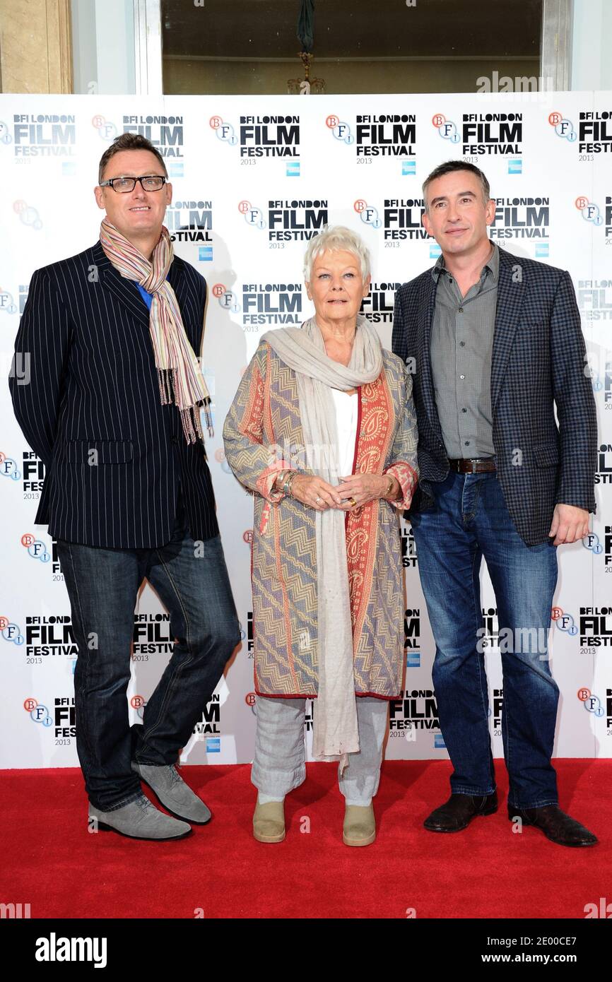Screenwriter JEFF Pope, Judi Dench and Steeve Coogan attending the ...