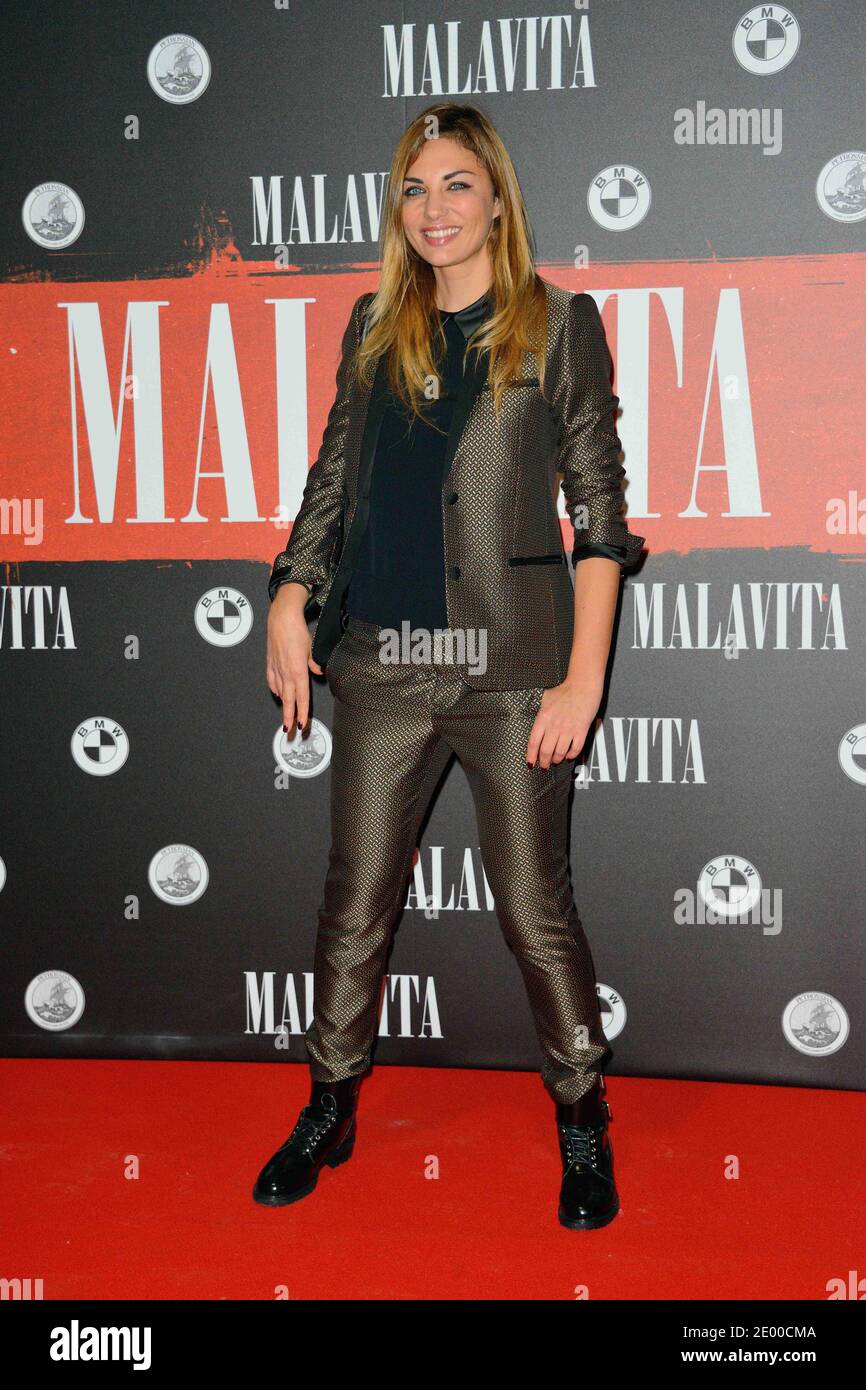 Ariane Brodier attending the premiere of Malavita at Europacorp Cinema ...