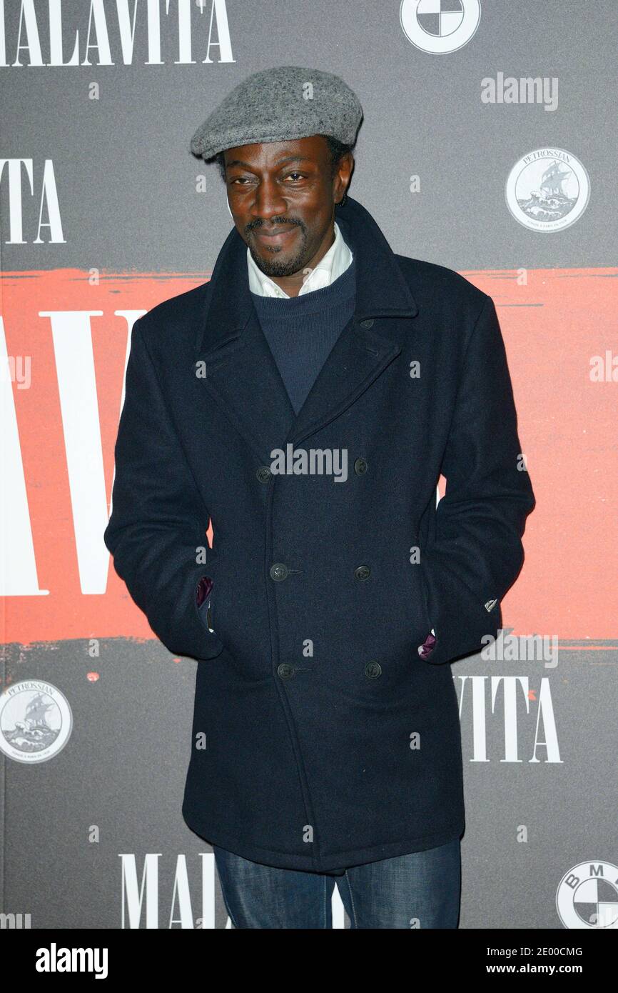 Marco Prince attending the premiere of Malavita at Europacorp Cinema in ...