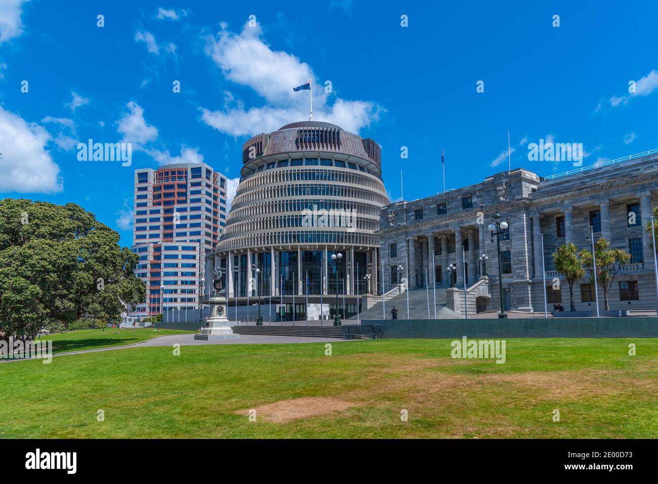 New Zealand Parliament Buildings in Wellington Stock Photo - Alamy